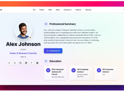 Academic CV Theme download | SourceForge.net