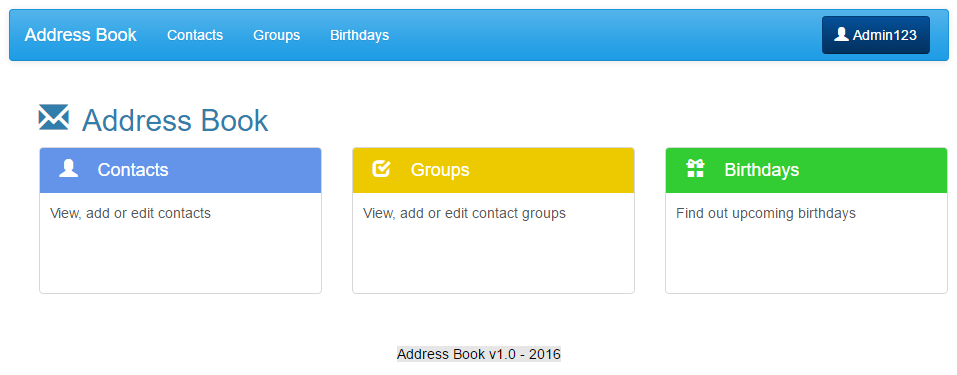 Address Book PHP download | SourceForge.net