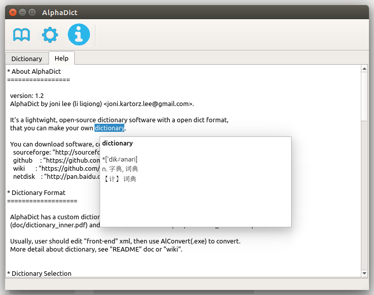 open dictionary github
