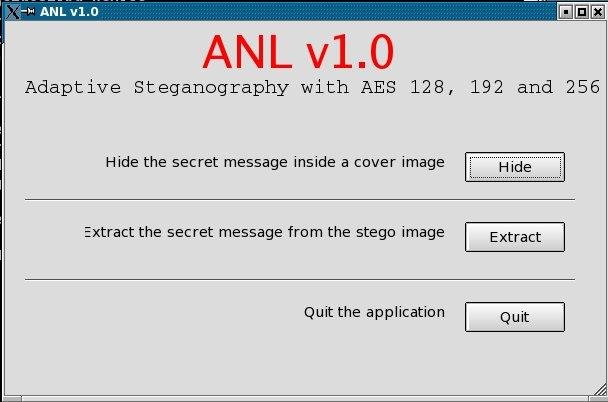Adaptive Steganography with AES download | SourceForge.net