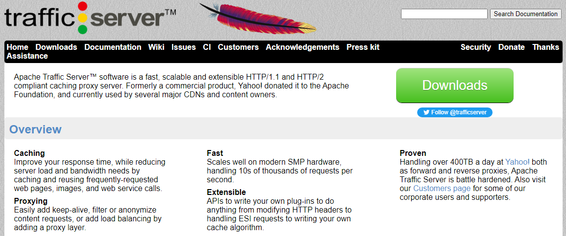 apache traffic server logo