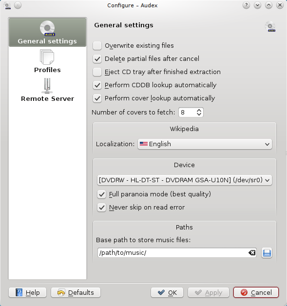 Audex download | SourceForge.net