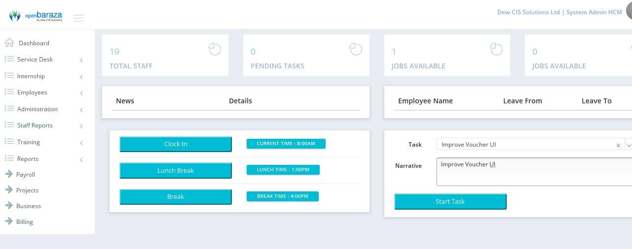 Best open source HRMS systems