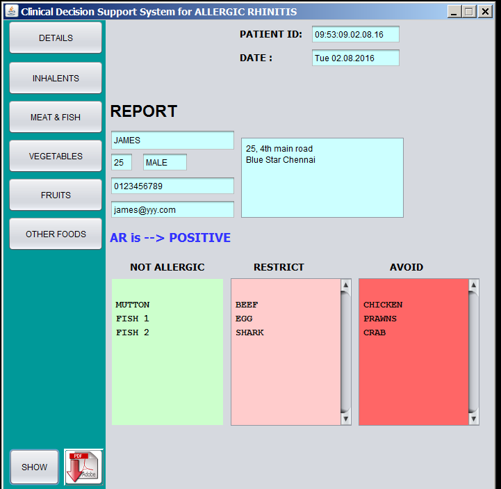 CDSS for Allergy-Diagnosis download | SourceForge.net