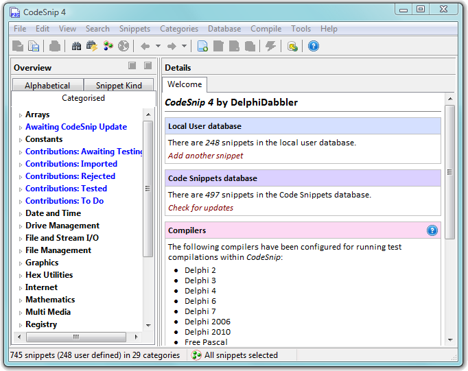 CodeSnip download | SourceForge.net