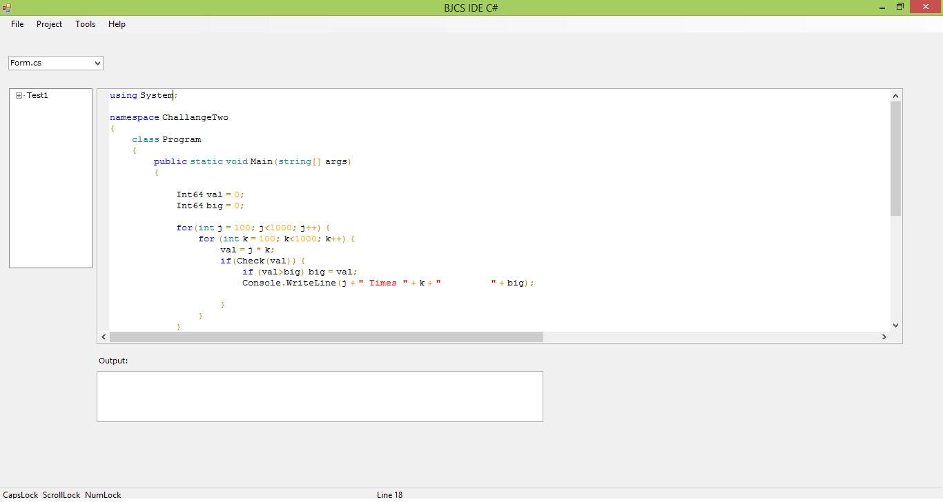 BJCS CSharp IDE download | SourceForge.net