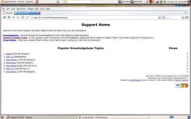 DanPHPSupport: PHP Support Ticket system download | SourceForge.net