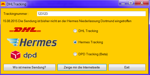 hermes tracking