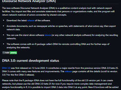 Discourse Network Analyzer (DNA) download | SourceForge.net