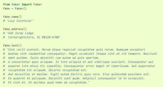 faker python