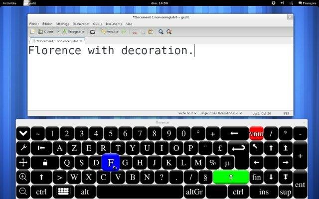 Florence Virtual Keyboard Shortcut Keys Weird On Screen Keyboard