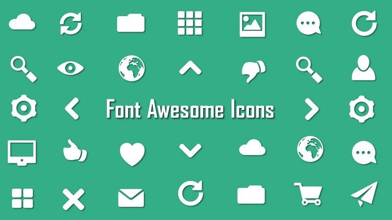 php icon font awesome