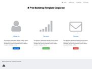 Free Bootstrap Template Corporate download | SourceForge.net