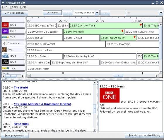 FreeGuide TV Guide download | SourceForge.net