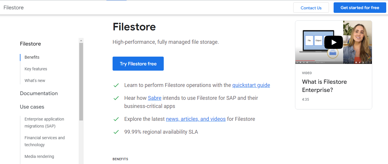 Filestore Filestore Documentation | Google Cloud