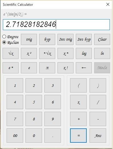 Gui Scientific Calculator Download