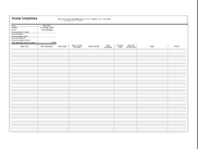 Home Inventory List Template download | SourceForge.net