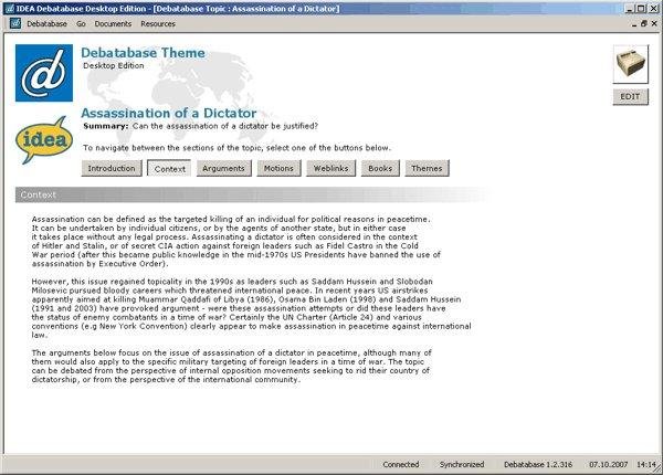 IDEA Debatabase Desktop Edition download | SourceForge.net