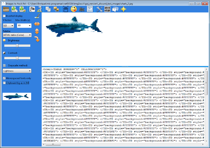 Ascii Art Shark