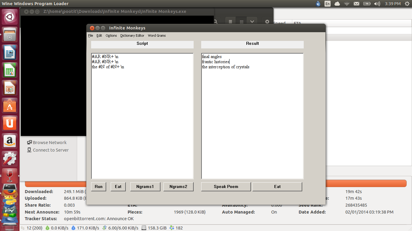 Infinite Monkeys Random Poetry Generator download | SourceForge.net