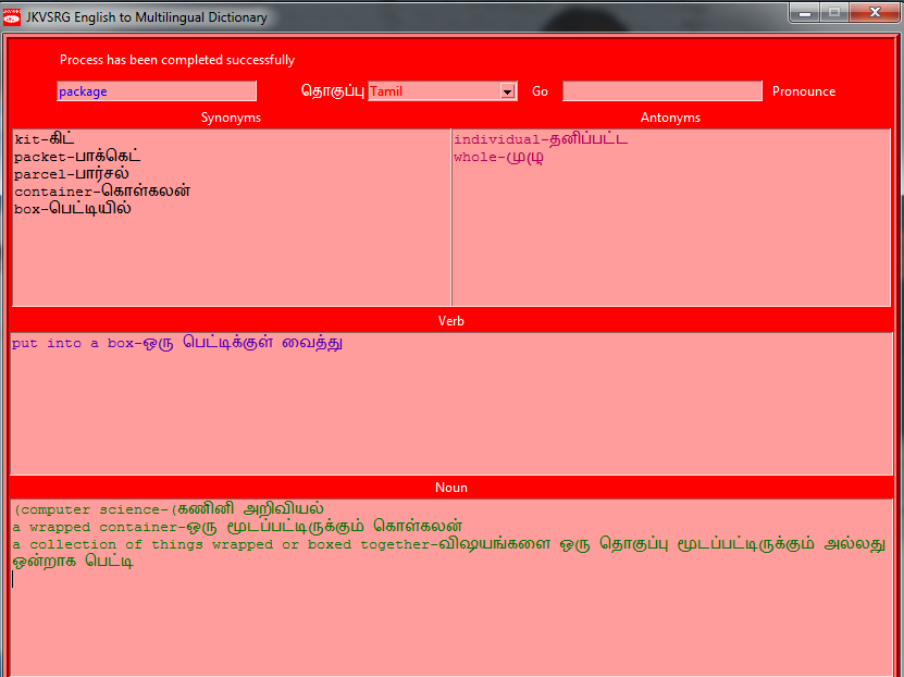 multilingual synonym