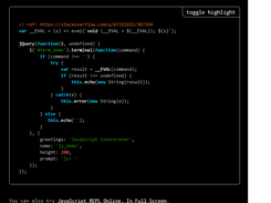 jQuery Terminal download | SourceForge.net