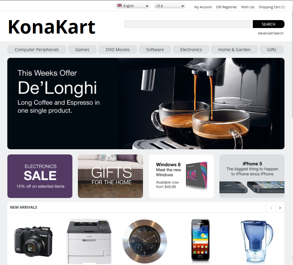 KonaKart download | SourceForge.net