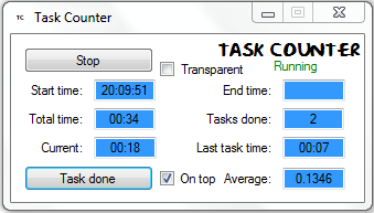 Task Counter download | SourceForge.net