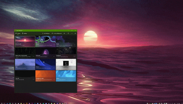 desktop background interactive