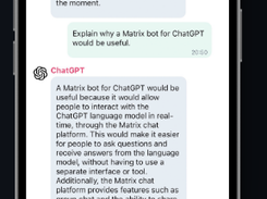 Matrix ChatGPT Bot download | SourceForge.net