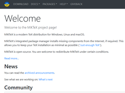 MiKTeX download | SourceForge.net