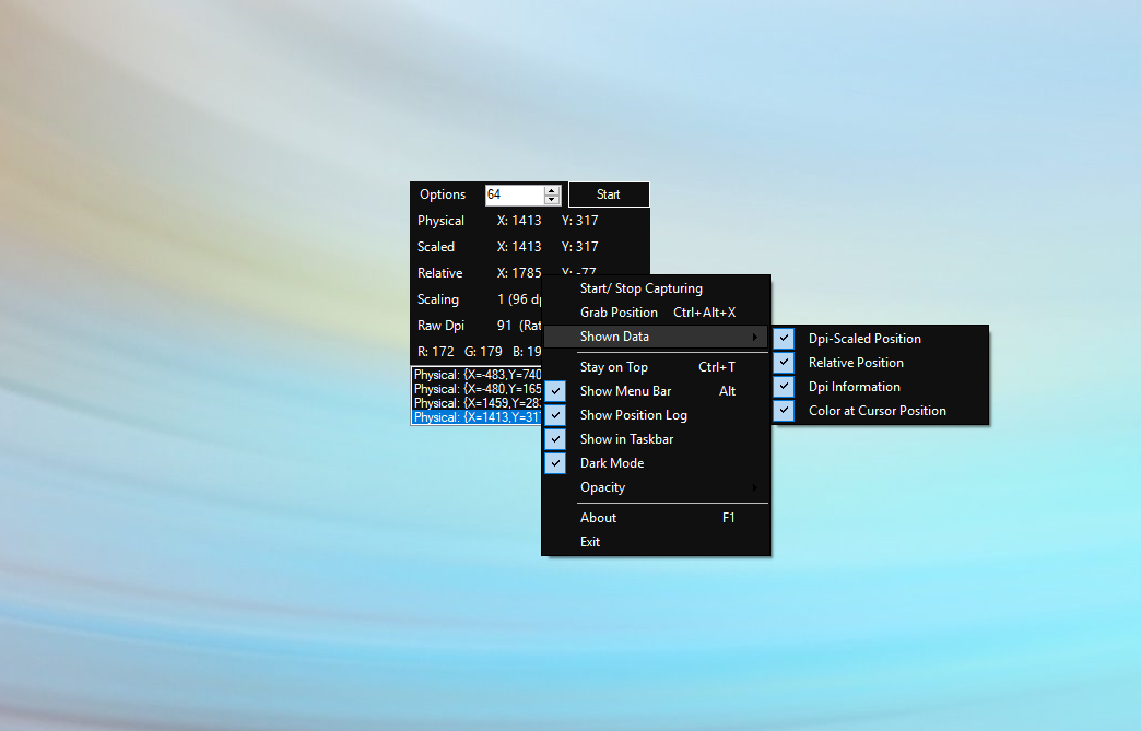 mouse pointer in wrong position