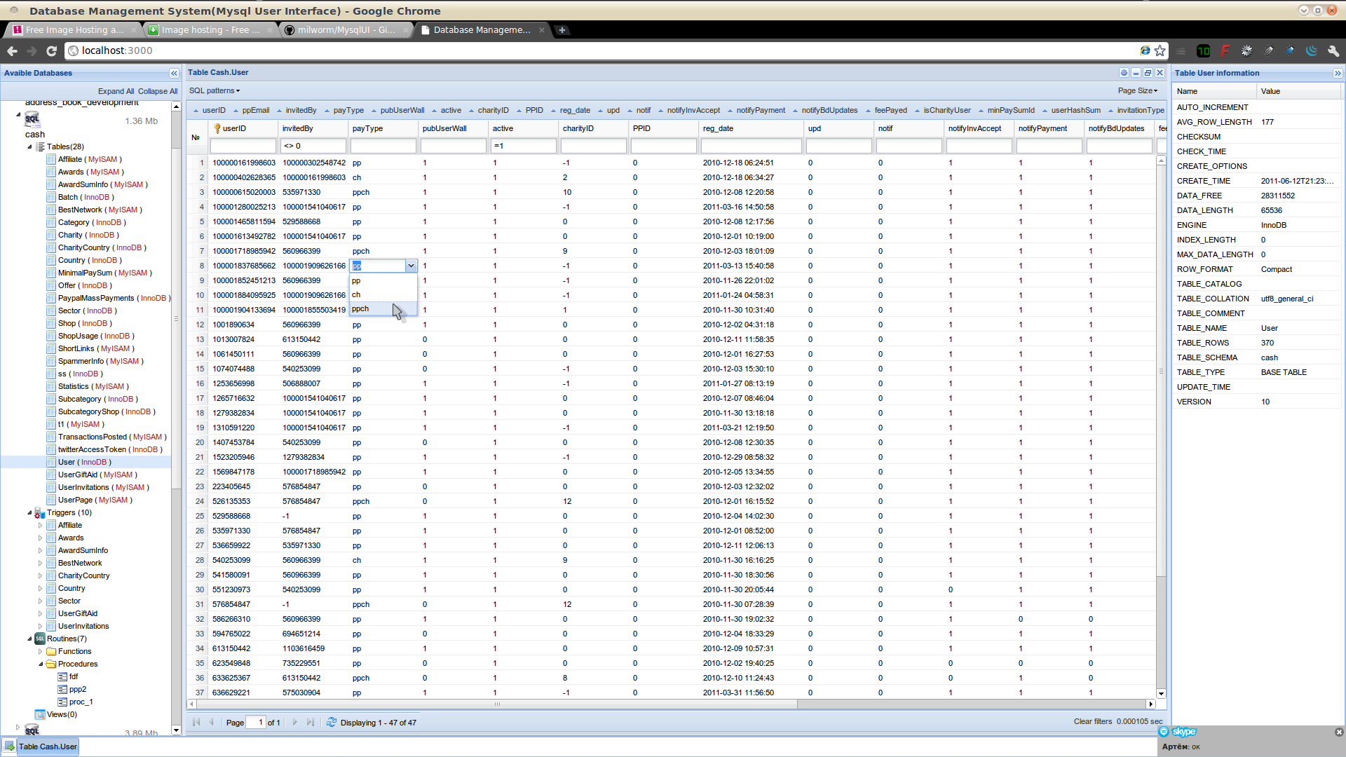 Mysql User Interface download | SourceForge.net