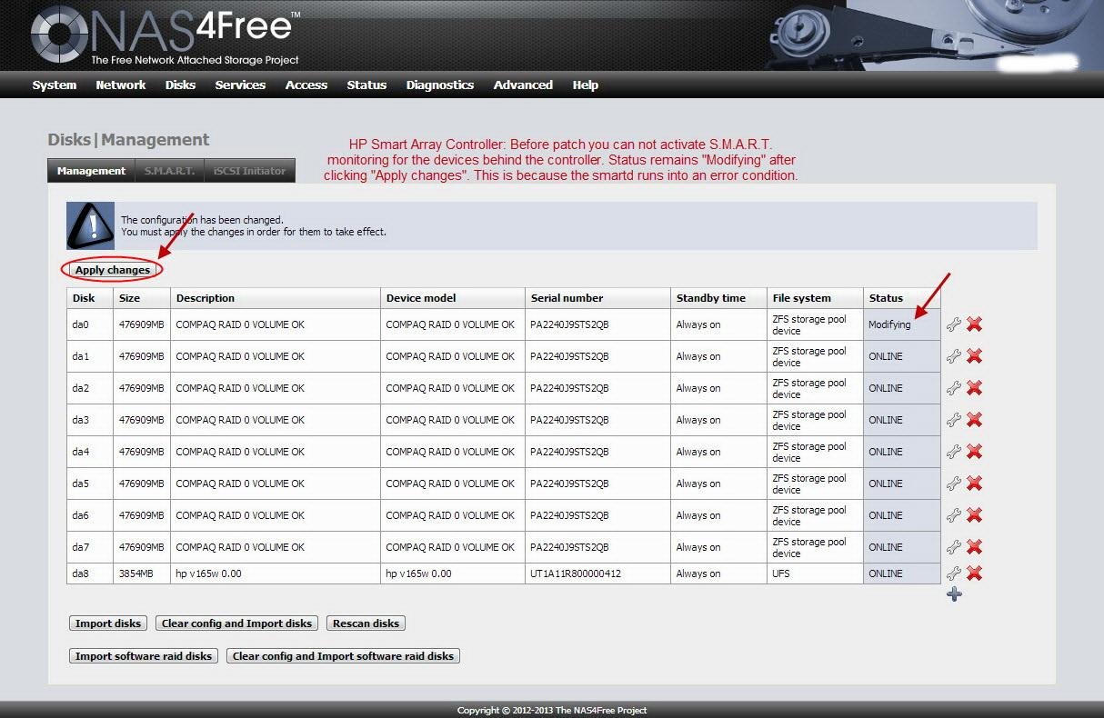 NAS4Free raid controller patch download | SourceForge.net