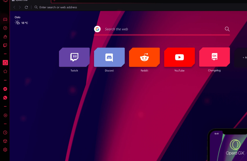 vivaldi opera gx theme