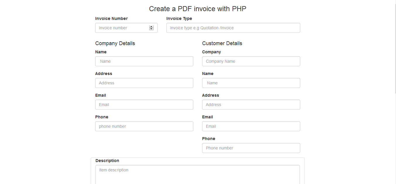 Pdf invoice Generator download | SourceForge.net