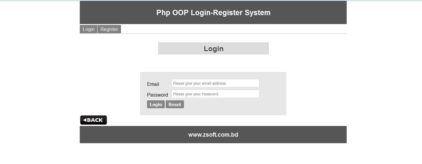 Php Oop Login Register System Tutorial Download