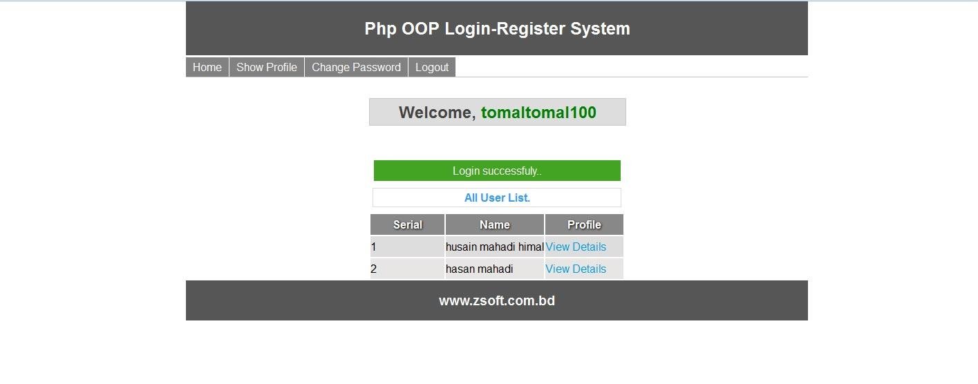 Php Oop Login Register System Tutorial Download