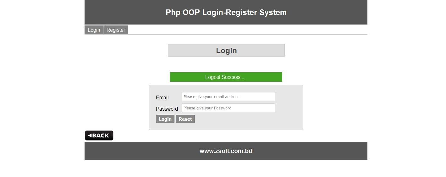 Php Oop Login Register System Tutorial Download