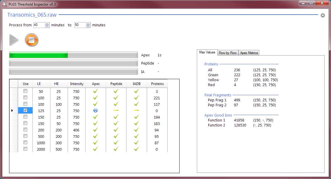 PLGS Threshold Inspector download | SourceForge.net