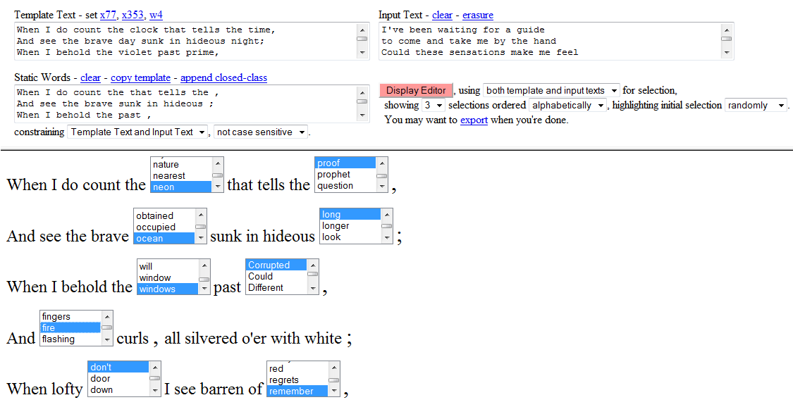 Poetry Generators | SourceForge.net