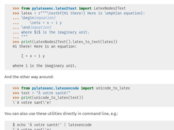 pylatexenc download | SourceForge.net