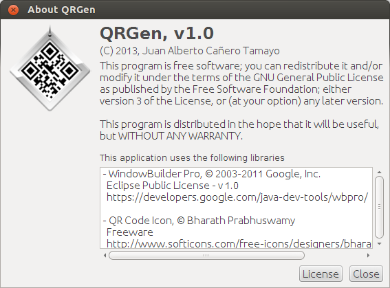 QR Gen download | SourceForge.net