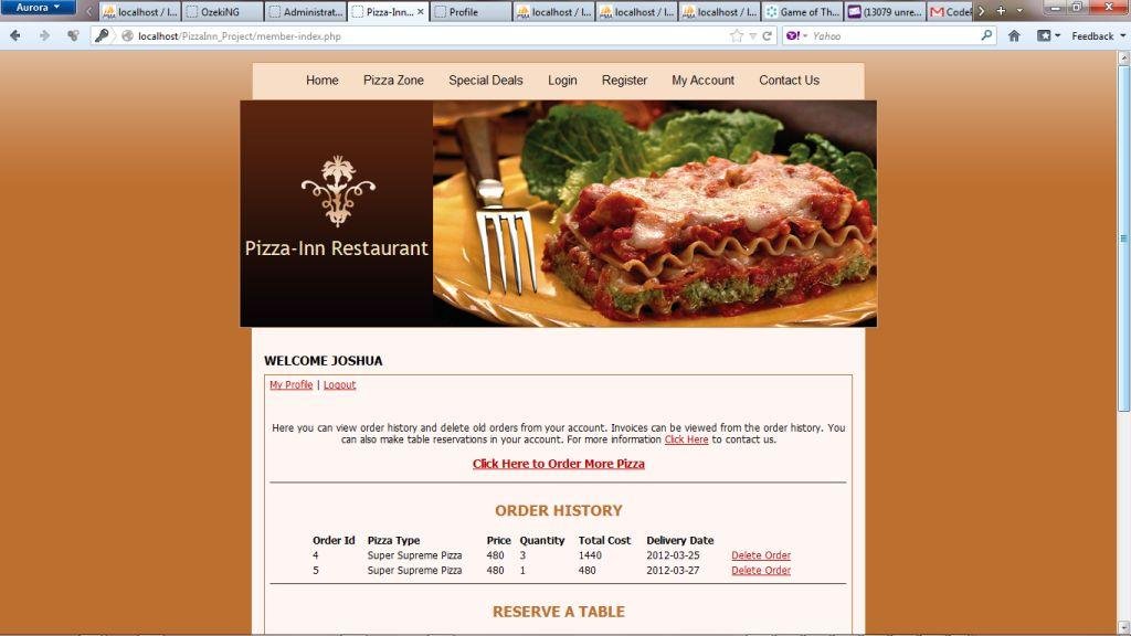 Restaurant Script (PizzaInn_Project) download | SourceForge.net