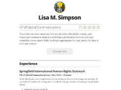 Resume template download | SourceForge.net