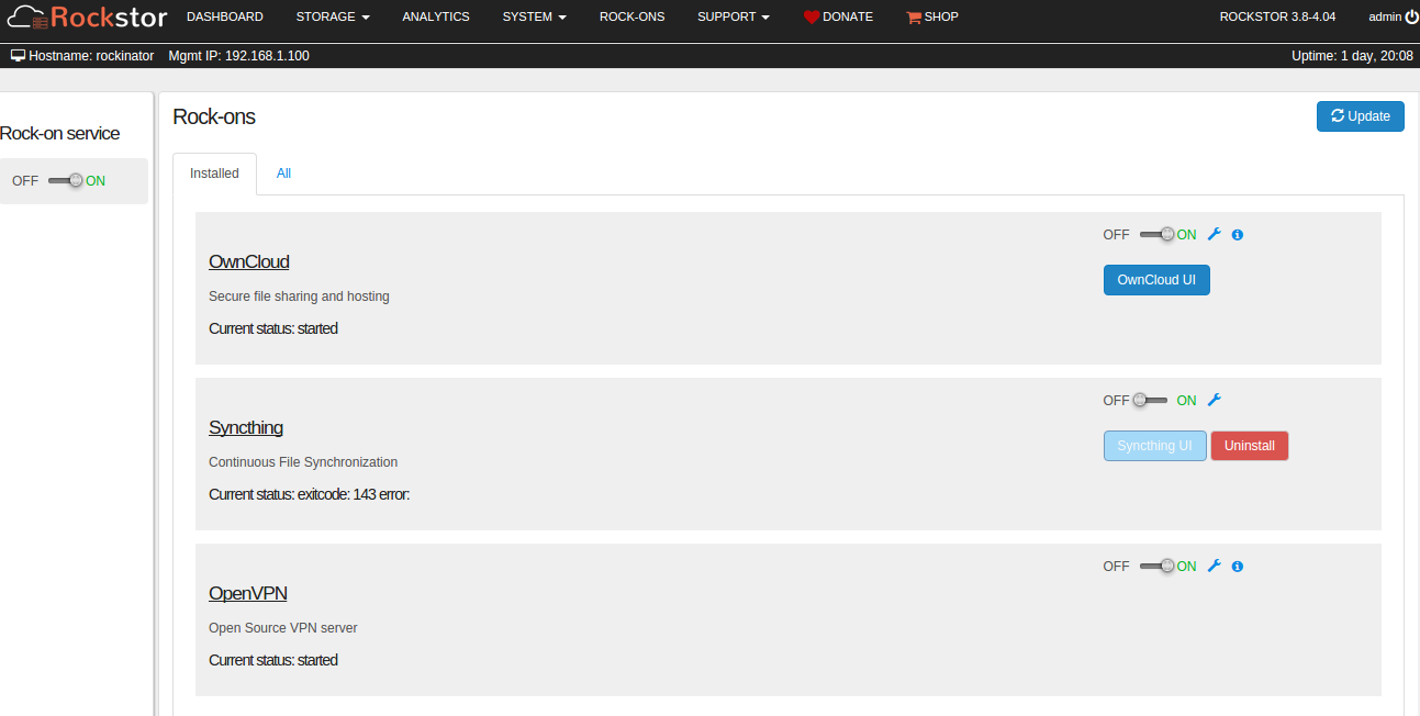 Rockstor download | SourceForge.net