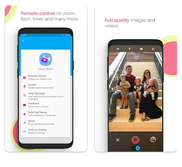 say cheese remote camera