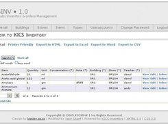 Science Lab Inventory & Order Management download | SourceForge.net