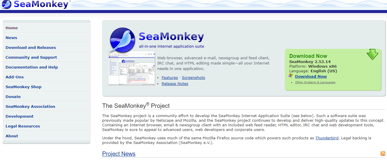 what is seamonkey browser