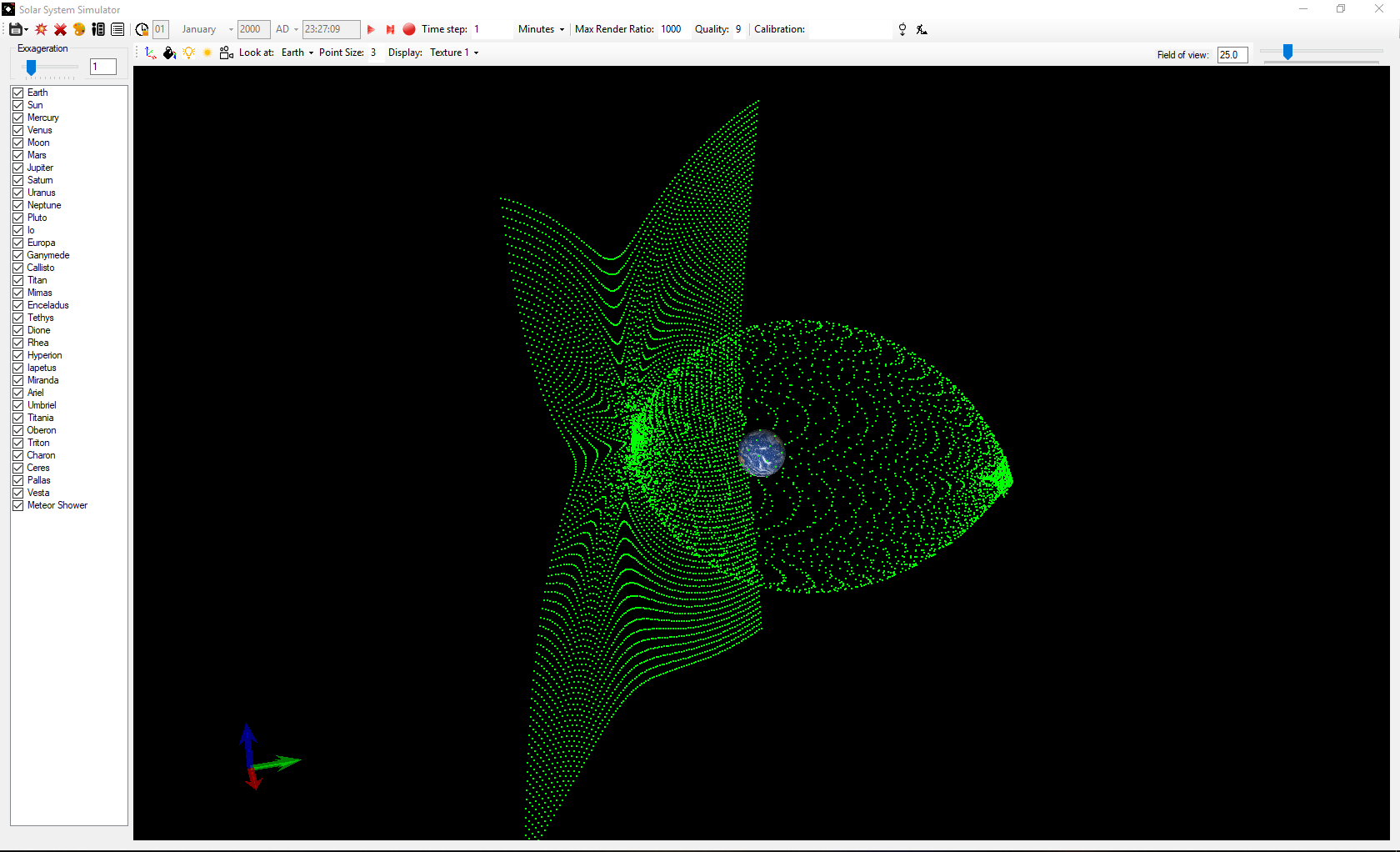 solar system simulation python